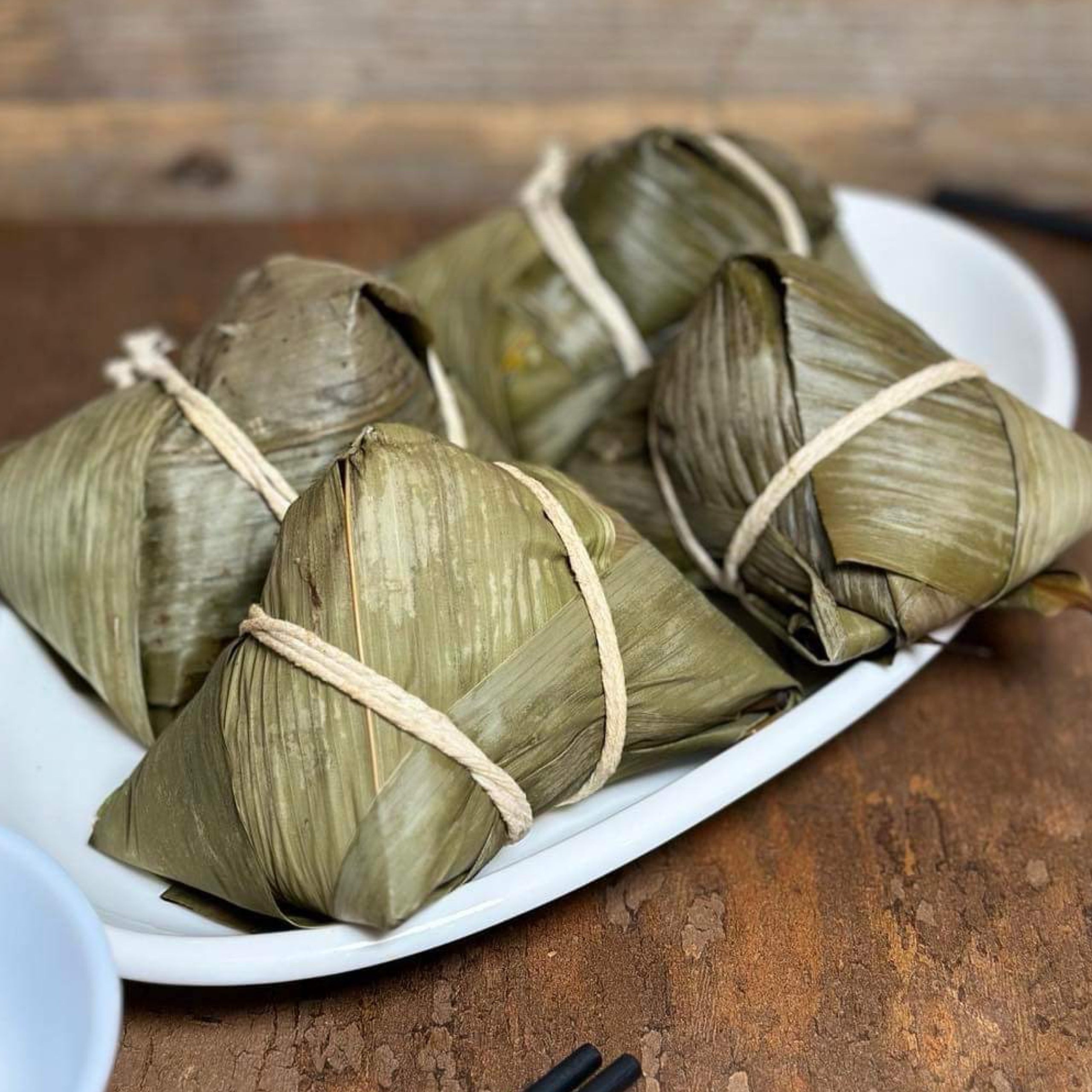 Parcel Shaped Rice Dumplings with Abalone 鮑魚裹蒸糉 (Available from 1 June ...